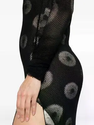 Yohji Yamamoto Long-sleeve Midi Dress