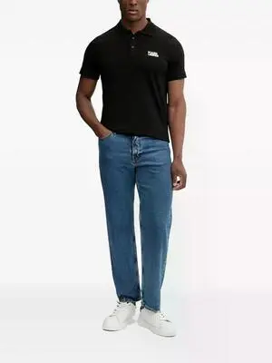 Karl Lagerfeld Logo Polo Shirt