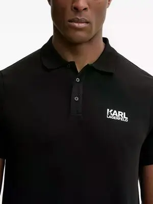 Karl Lagerfeld Logo Polo Shirt