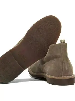 Officine Creative Suede Lace-up Boots - Neutrals
