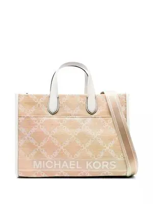 Michael Kors Large Gigi Jacquard Empire Logo Tote