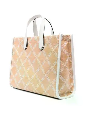 Michael Kors Large Gigi Jacquard Empire Logo Tote