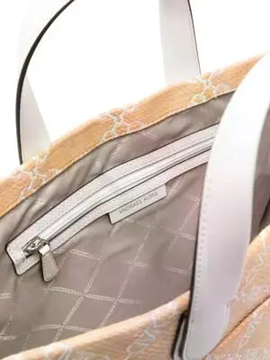 Michael Kors Large Gigi Jacquard Empire Logo Tote