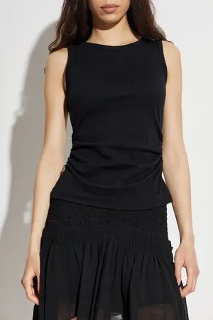 ALLSAINTS Katarina Fitted Top - Black