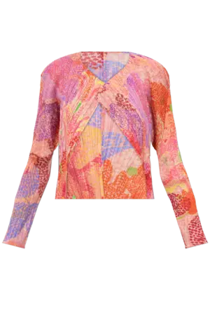 Issey Miyake Draped Knitwear For Women