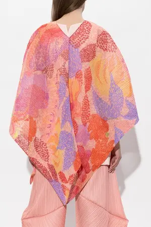 Issey Miyake Pleated Poncho