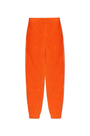 Versace Terry Cotton Jogger Trousers - Orange