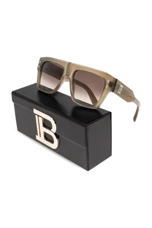 Balmain B-scene’ Geometric Sunglasses
