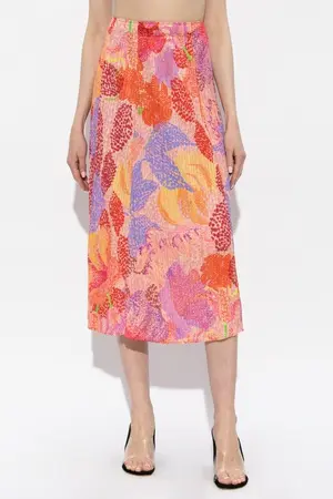 Issey Miyake Pleated Skirt - Multicolour