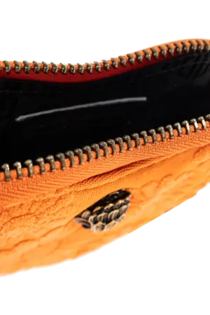Kurt Geiger Wallet On Chain `micro Heart - Orange