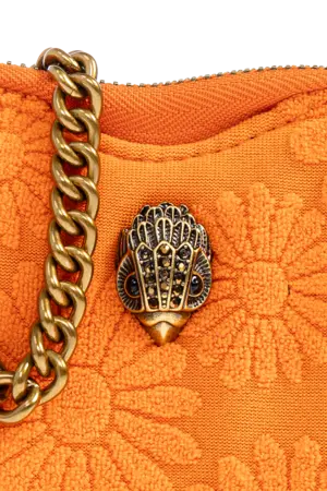 Kurt Geiger Wallet On Chain `micro Heart - Orange