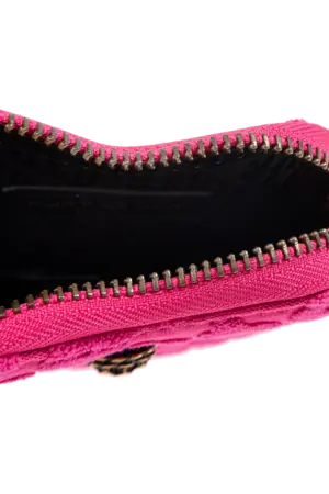 Kurt Geiger Wallet On Chain "micro Heart - Pink