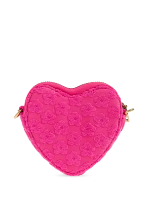 Kurt Geiger Wallet On Chain "micro Heart - Pink