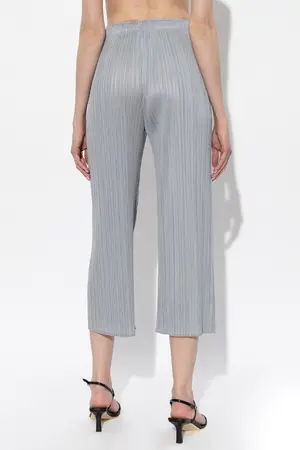 Issey Miyake Pleated Trousers - Grey