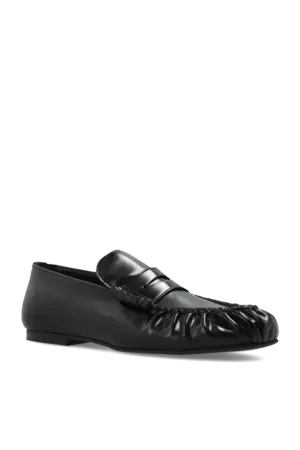 ALOHAS Leather Loafers - Black