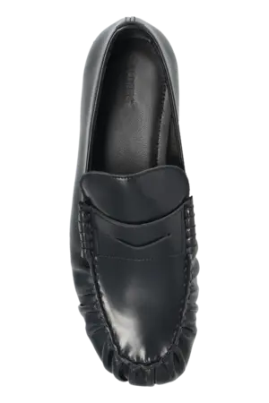 ALOHAS Leather Loafers - Black