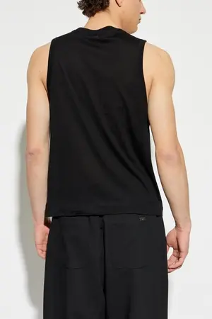 AMI Paris Sleeveless T-shirt - Black