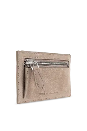 AMI Paris Leather Card Holder