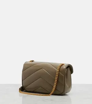 Saint Laurent Loulou Mini Leather Shoulder Bag