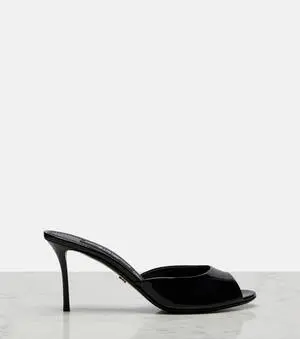 Dolce & Gabbana Keira Patent Leather Mules