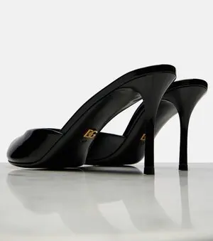 Dolce & Gabbana Keira Patent Leather Mules