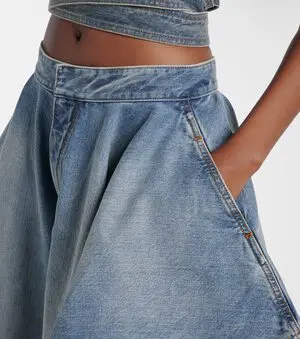 Alaïa Draped Tapered Jeans