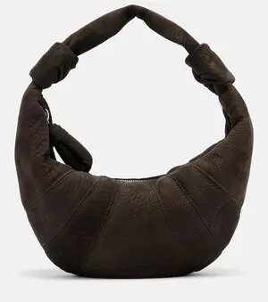 LEMAIRE Fortune Croissant Mini Leather Shoulder Bag - Brown