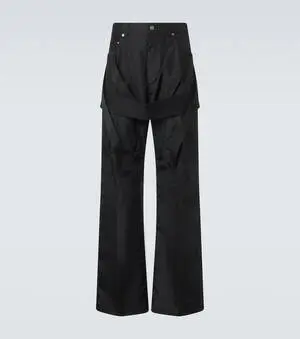 Rick Owens Megastrapped Geth Wide-leg Pants