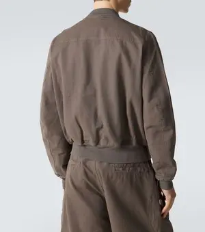 Rick Owens Cotton Bomber Jacket - Grey