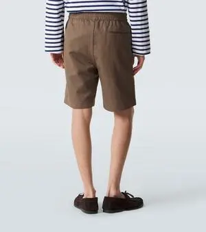 Sunspel Cotton And Linen Shorts