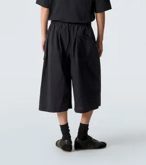 LEMAIRE Cotton-blend Bermuda Shorts - Black