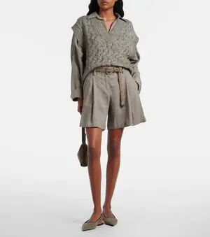 Brunello Cucinelli Sequined Sweater Vest