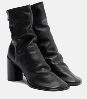 LEMAIRE Glove Leather Ankle Boots