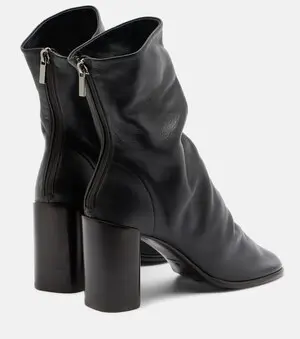 LEMAIRE Glove Leather Ankle Boots