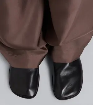LEMAIRE Glove Leather Ankle Boots