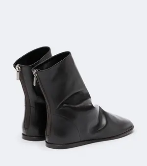 LEMAIRE Glove Leather Ankle Boots