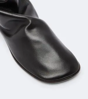 LEMAIRE Glove Leather Ankle Boots
