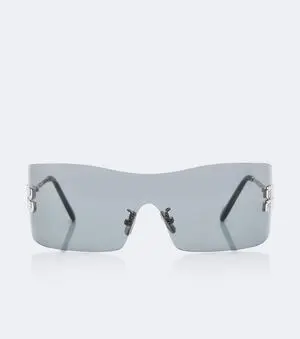 Miu Miu MIU MIU Aube Shield Sunglasses Grey