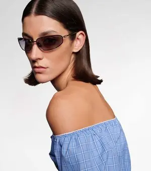 Miu Miu Nocturne Oval Sunglasses