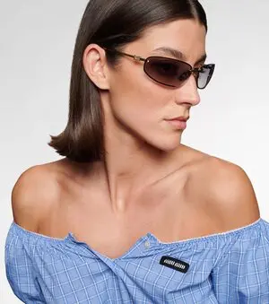 Miu Miu Nocturne Oval Sunglasses