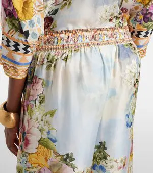 Camilla Printed Wide-leg Pants