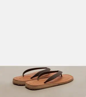 Miu Miu Thong Sandals - Brown