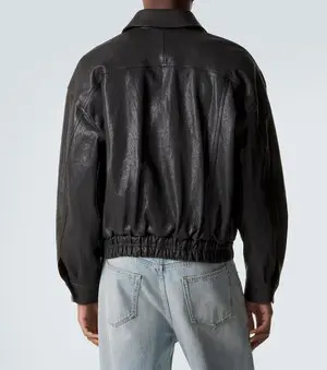 Saint Laurent Lamb Leather Blouson Jacket