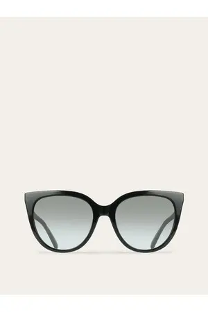 FERRAGAMO Rectangular Sunglasses - Black