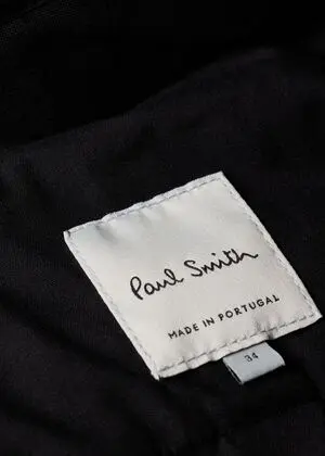 Paul Smith Stripe Pleated Cotton Shorts - Brown