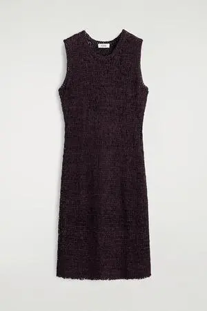Cos Crochet-knit Tape-yarn Midi Dress