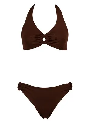 FISICO Ring Bikini - Brown