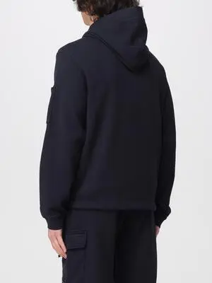 C.P. COMPANY Logo Detail Hoodie - Blue