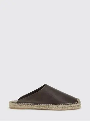 Brunello Cucinelli Leather Espadrilles - Dark