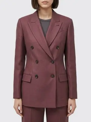 Brunello Cucinelli Double Breasted Jacket - Red
